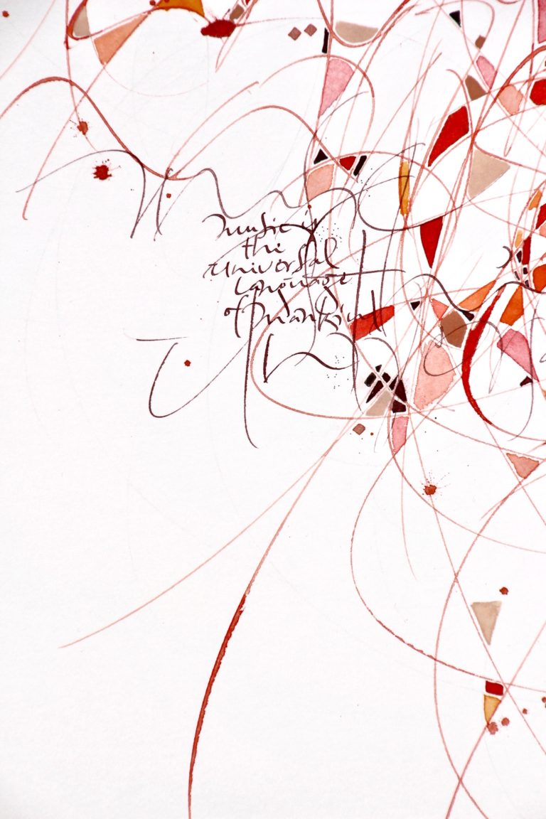 Musical Calligraphy – Sophie Verbeek